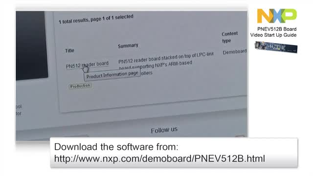 PN512 reader board | NXP Semiconductors